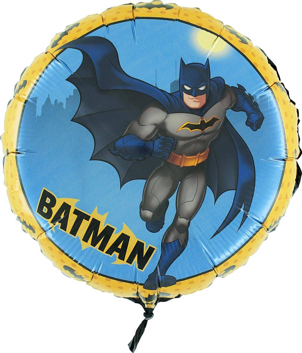 Foil balloon Batman round 46 cm | Foil balloons \ Shapes and Designs ...