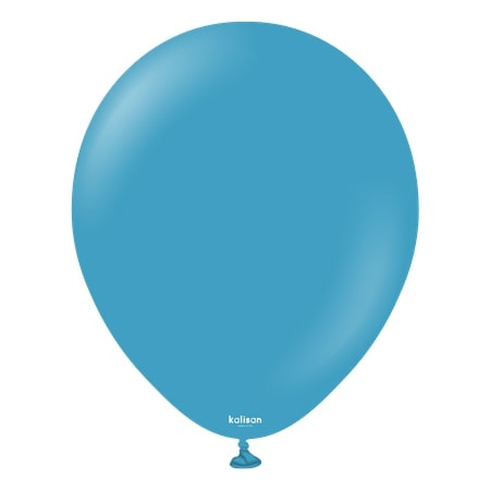Latex Balloons Kalisan Retro Deep Blue, 30cm, 100 pcs. 28-33 cm | Latex ...