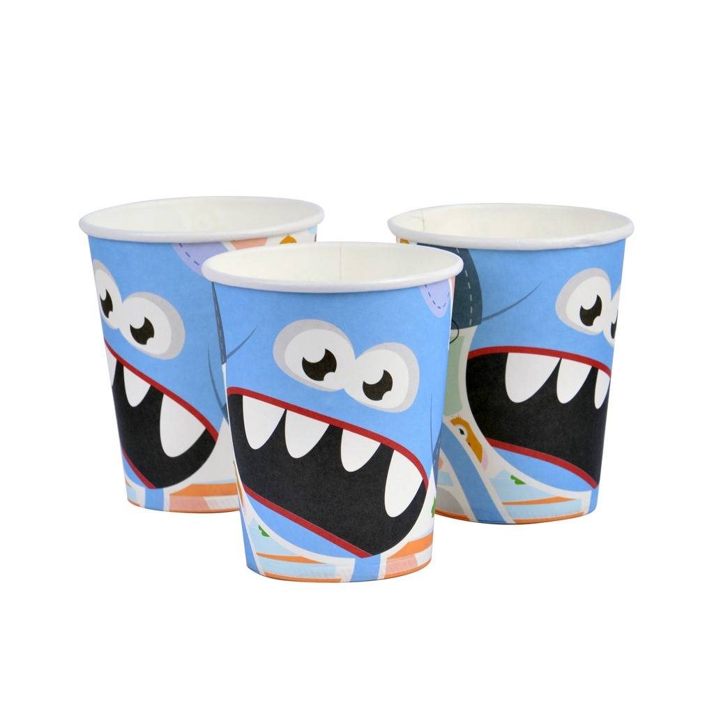Pillow Monsters paper cups (8 pcs) | Decorations \ Table decorations ...