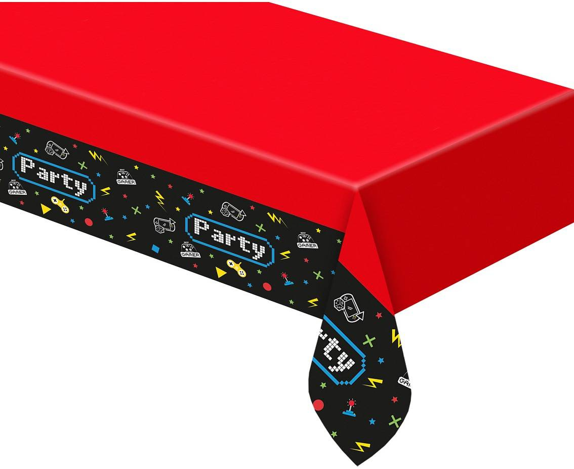 Party gamer gaming tablecloth 120 x 180 cm | Decorations \ Table ...